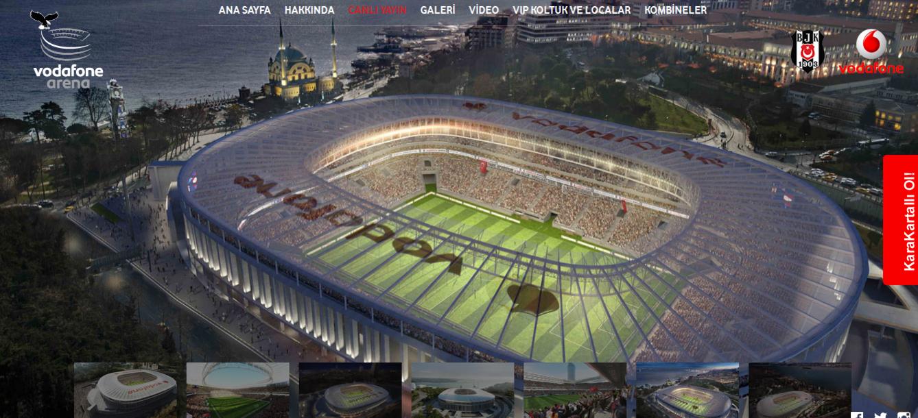 Beşiktaş Vodafone Arena Stadı