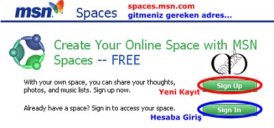 MSN Space - MSN Spaces - Windows Live Space Hakkında Her Şey (MSN Space)