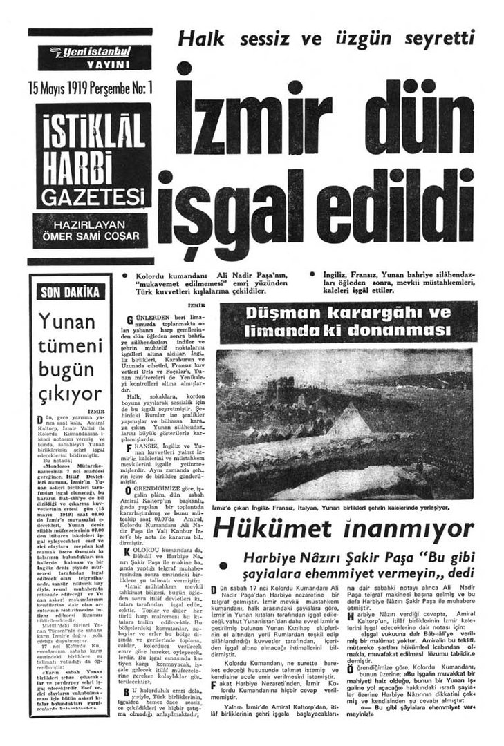 Milli Mücadele yıllarında gazete haberleri nelerdir?